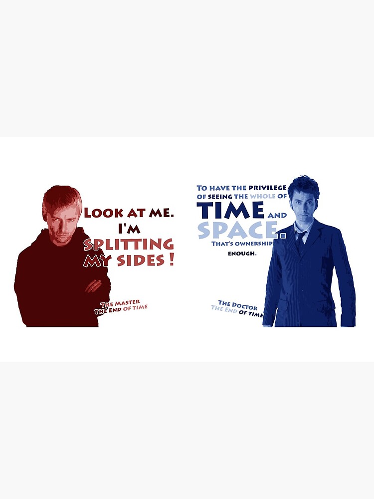 "Tenth Doctor and the Master" Mug by DrFrankenbaum | Redbubble