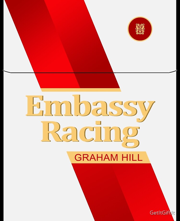 "Embassy Racing Graham Hill F1 Cigarette Packet" iPad Case & Skin for ...