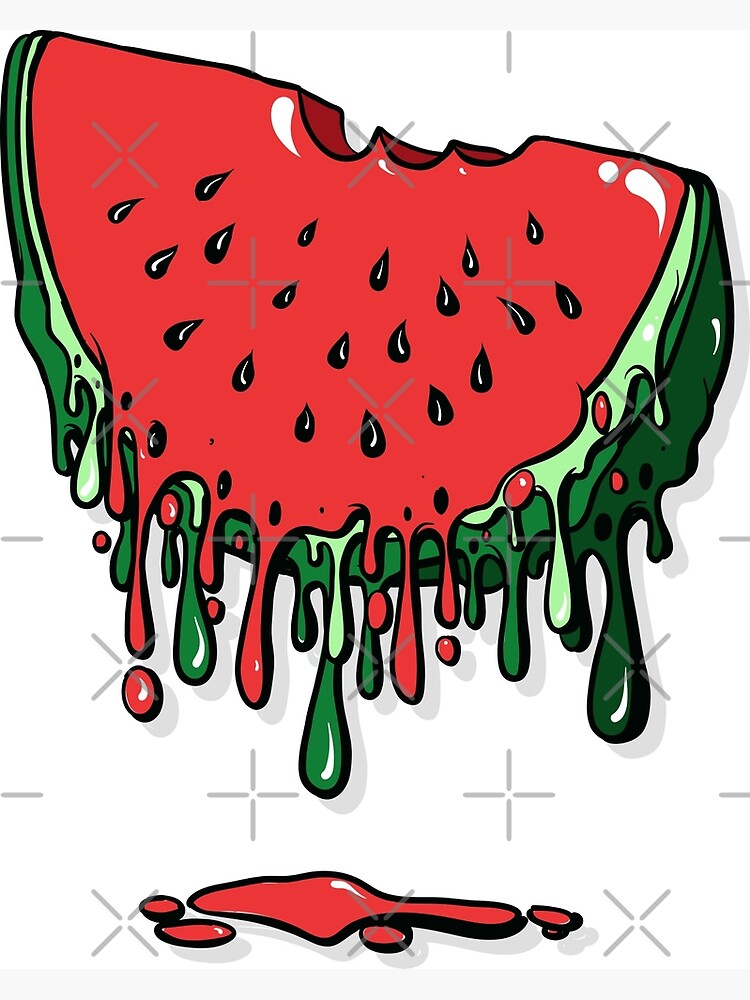 "Blood watermelon" Poster for Sale by MISTERPOLLO | Redbubble