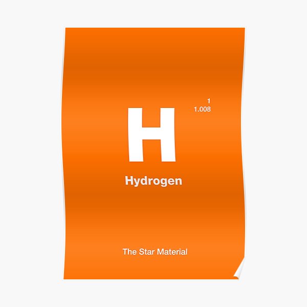 Hydrogen Posters | Redbubble