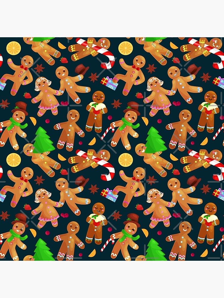"Christmas Gingerbread Man Woman Boy Girl Holiday Candy Cane Tree ...