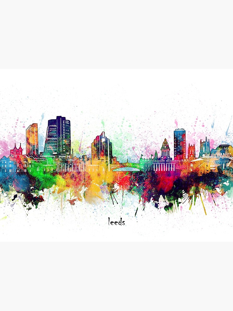 "leeds skyline" Poster by BekimART | Redbubble