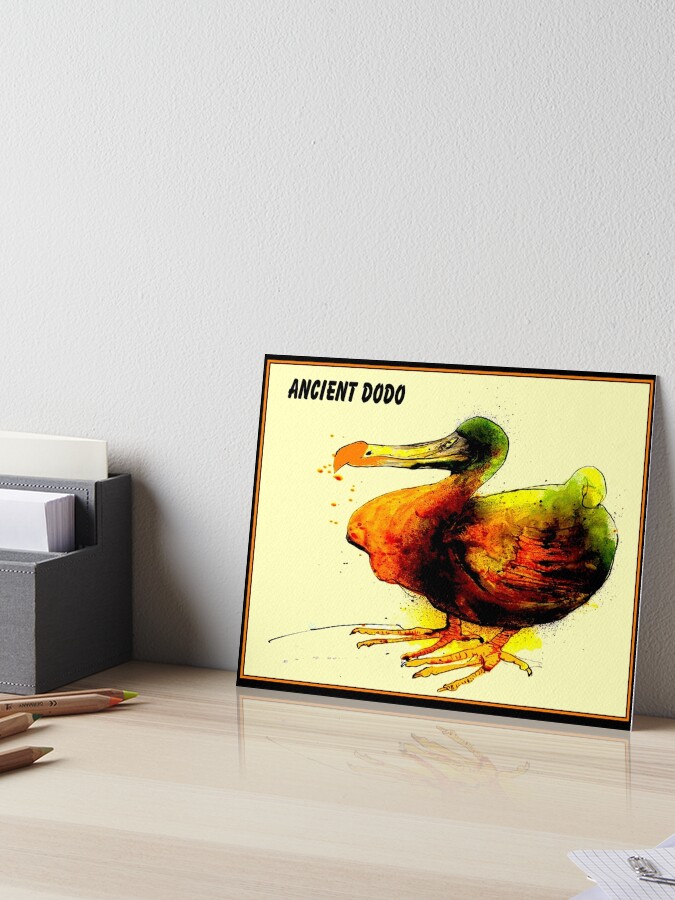 "ANCIENT DODO : Vintage Extinct Bird Painting Print" Art Board Print ...