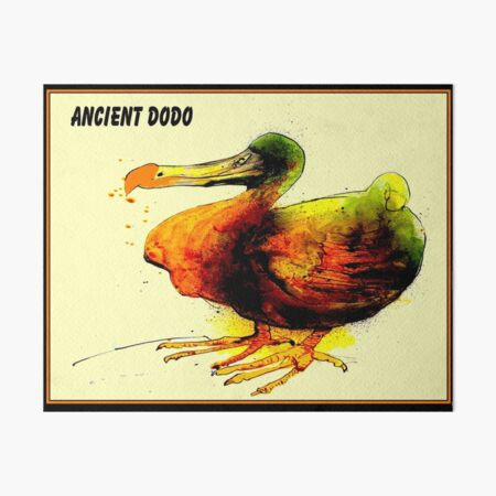 "ANCIENT DODO : Vintage Extinct Bird Painting Print" Art Board Print ...