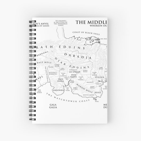 "The Middle Kingdoms Map (The Barrow)" Journal for Sale by Aegis-Gorgon ...