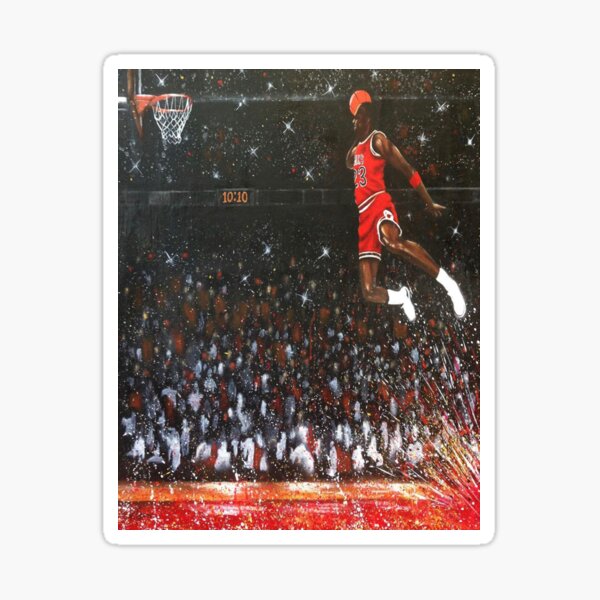 "Michael Jordan" Sticker by thebellofashion | Redbubble
