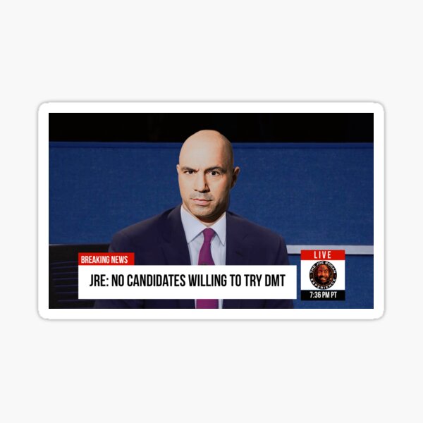 "Joe Rogan 2020 Debates" Sticker for Sale by Jake-The-Artist | Redbubble