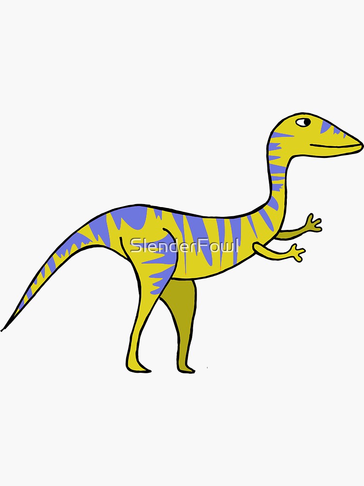 "Cute Troodon Dinosaur" Sticker for Sale by SlenderFowl | Redbubble