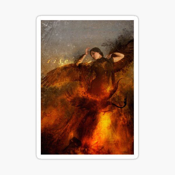 "Rise" Sticker by AngiandSilas | Redbubble