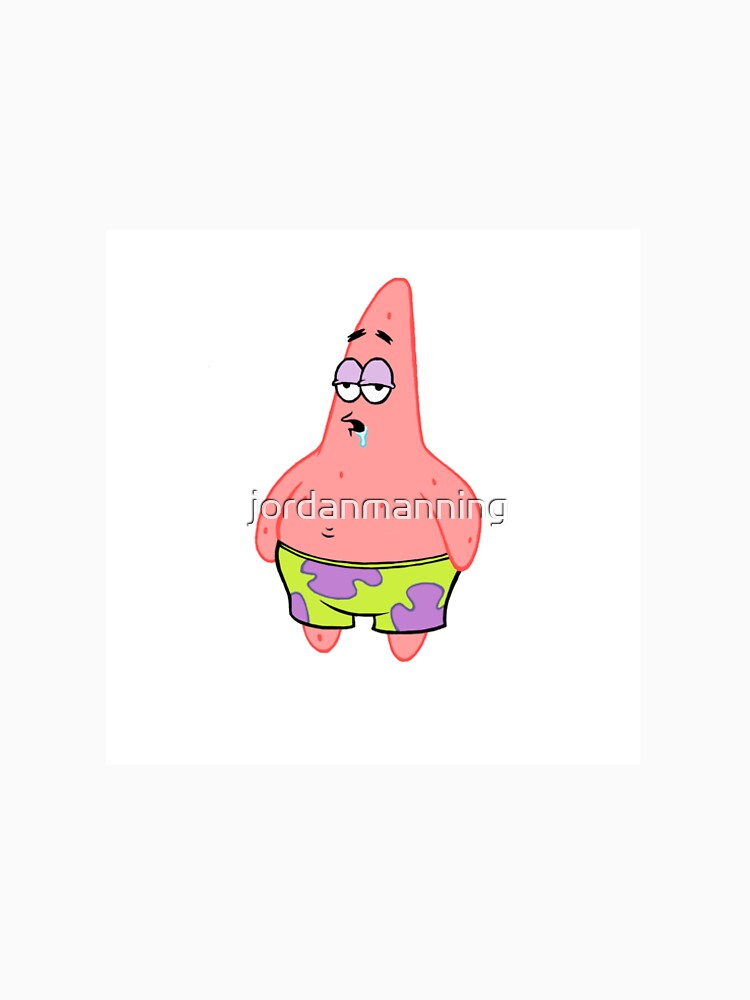 "Patrick Star Drooling" T-shirt for Sale by jordanmanning | Redbubble ...