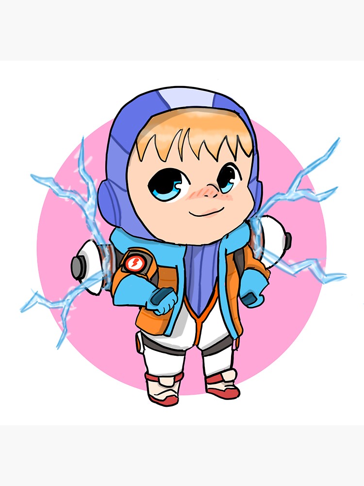 "Wattson Apex Chibi" Sticker by RandumbDesigns | Redbubble