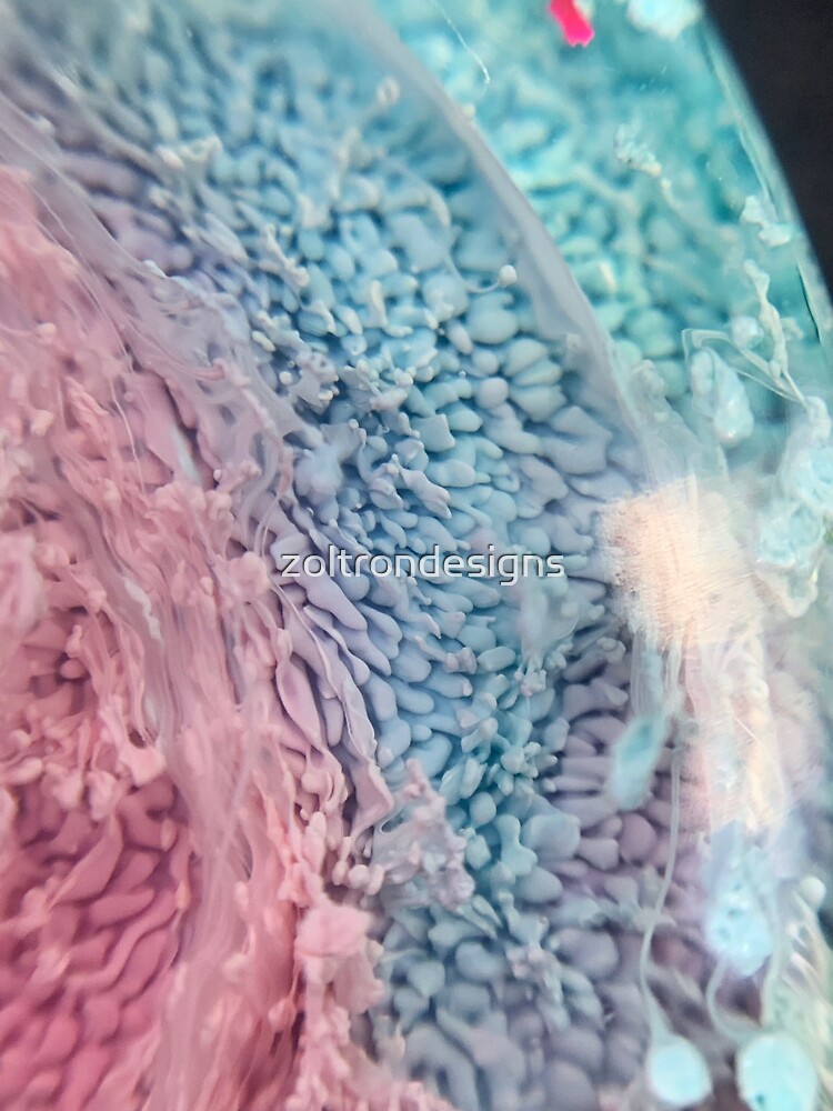 "Resin and Ink Photograph, Pink and Blue Swirl" Sticker for Sale by ...