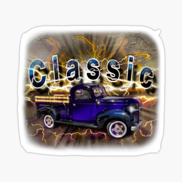 "Classic Truck" Sticker for Sale by Chuco79 | Redbubble