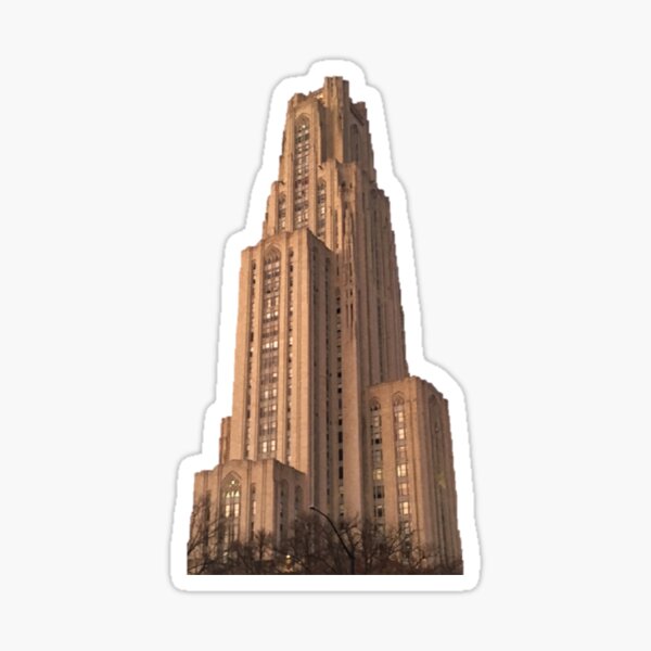 "Cathedral of Learning" Sticker for Sale by geobumble | Redbubble