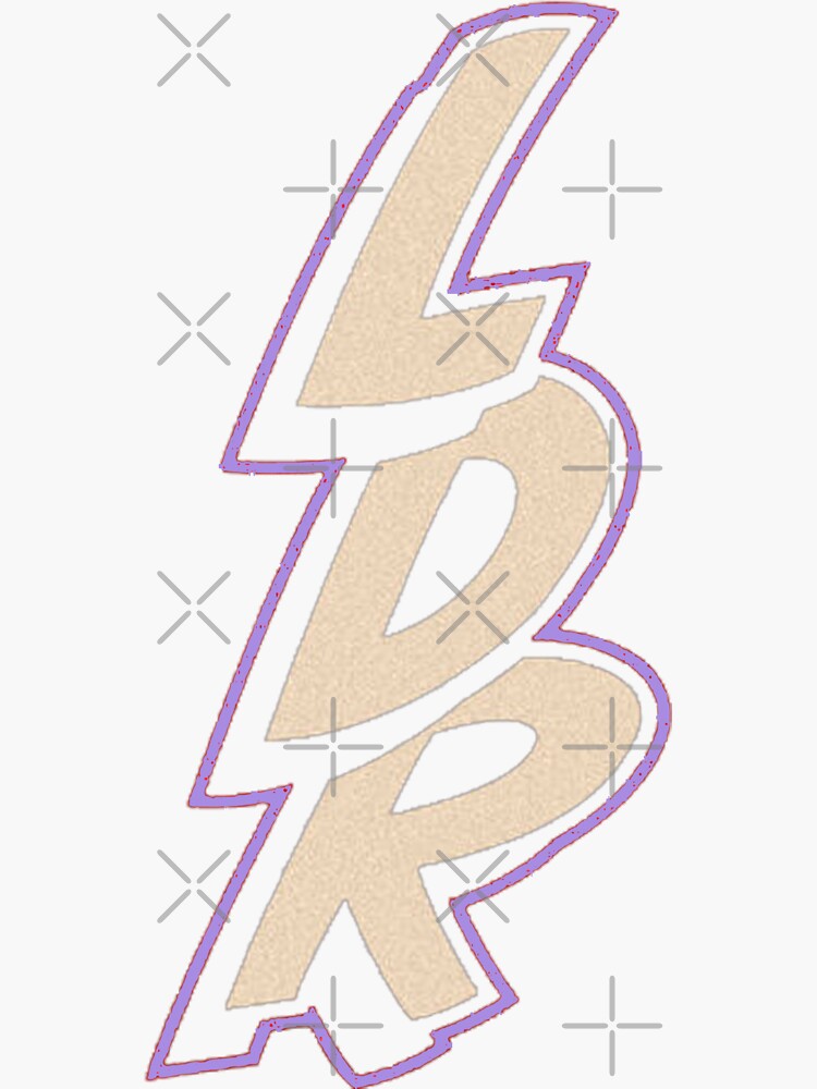 "LDR logo - Purple" Sticker by KaiDee | Redbubble