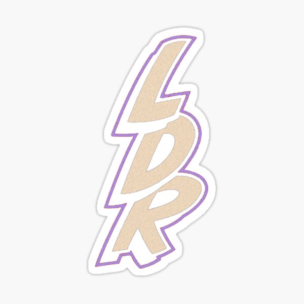 "LDR logo - Purple" Sticker by KaiDee | Redbubble