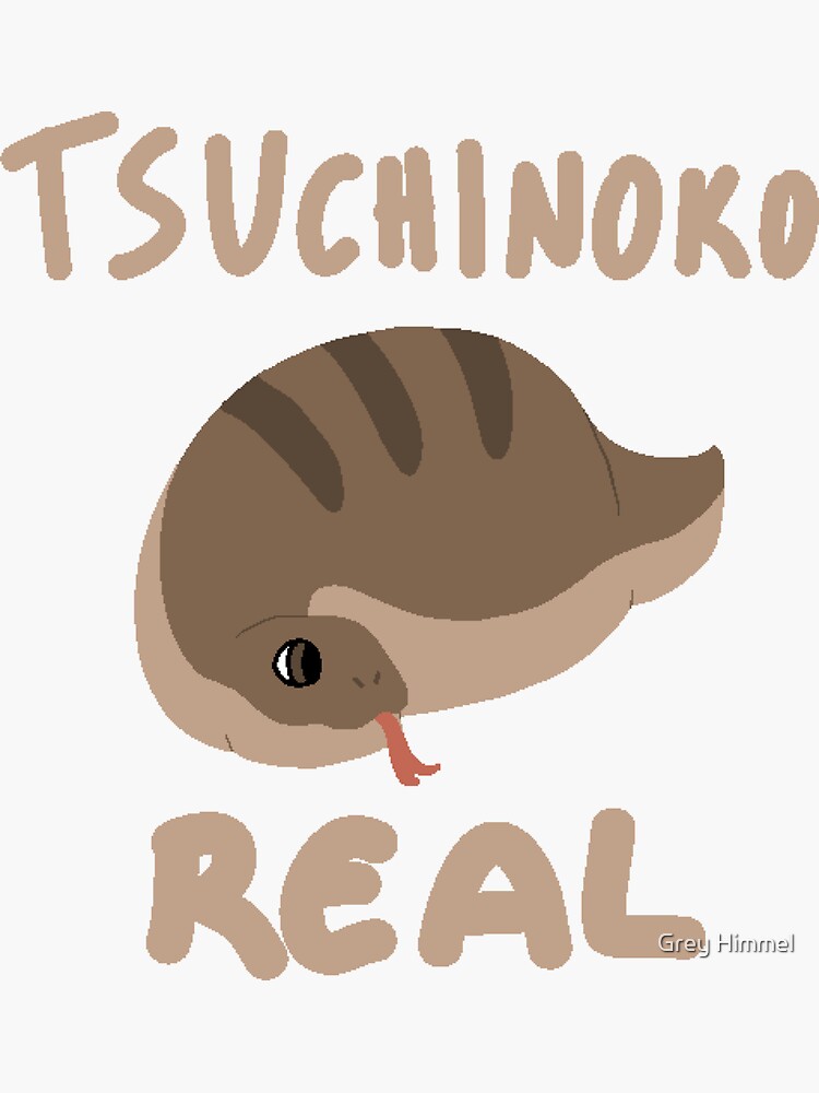 "Tsuchinoko Real" Sticker for Sale by greysdawn | Redbubble