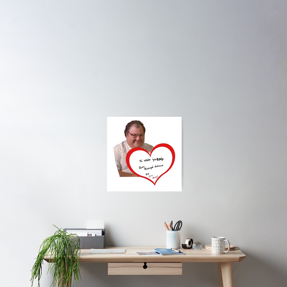 "Billy Madison Principal Note" Poster by Cuttintees | Redbubble