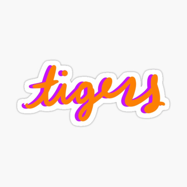 "tigers" Sticker by mariahflan | Redbubble