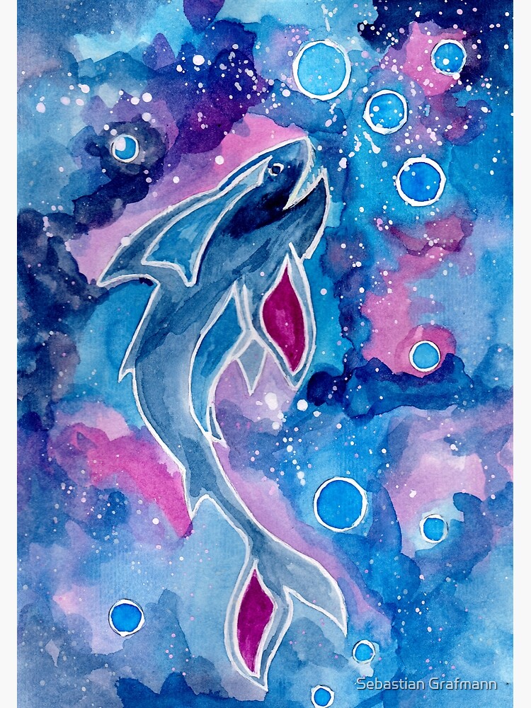 "Shark Zodiac" Framed Art Print for Sale by Zeichenbloq | Redbubble