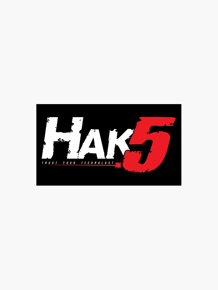 "hak5" Sticker for Sale by flexkid | Redbubble