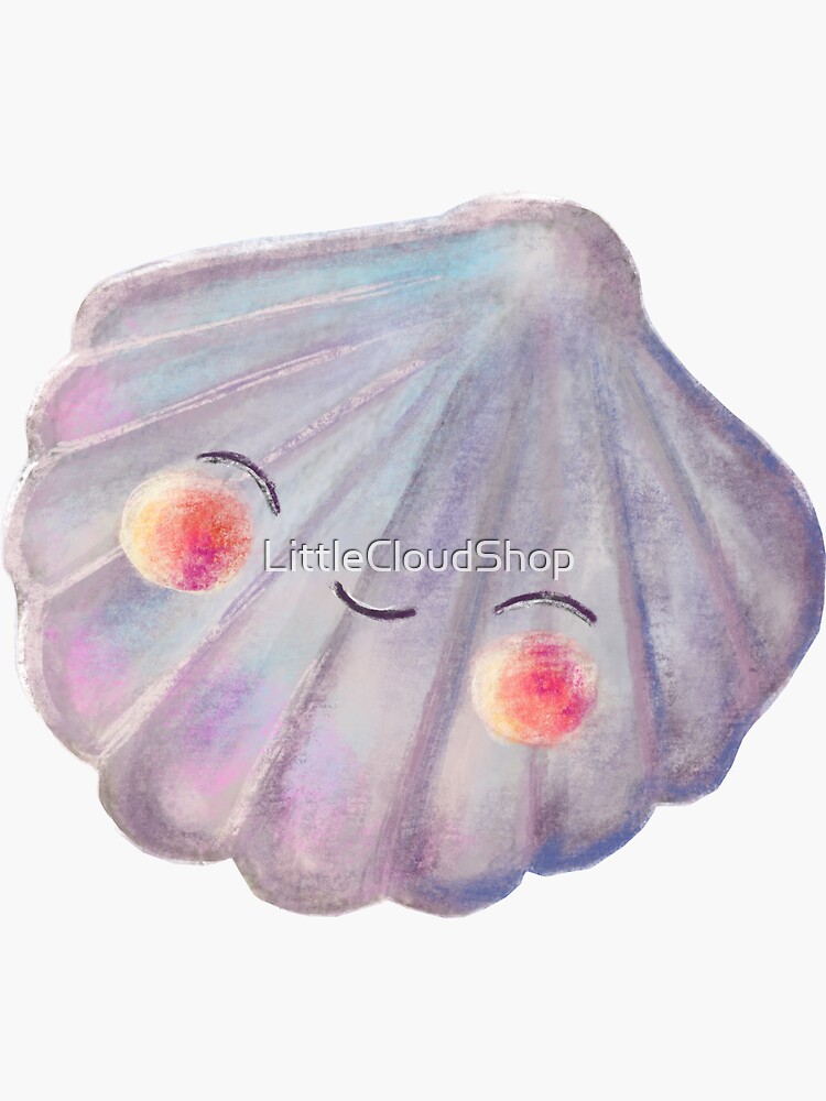 "Wee Mussel" Sticker for Sale by LittleCloudShop | Redbubble