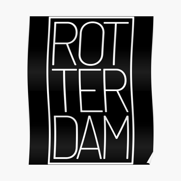 "Rotterdam Netherlands Holland Europe Traveler Expat Gift" Poster by ...