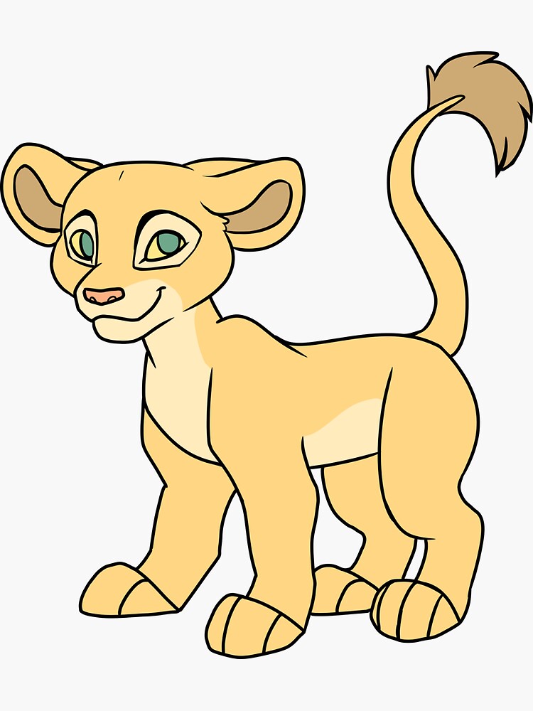 "TLK Cub - Nala" Sticker for Sale by Draikinator | Redbubble