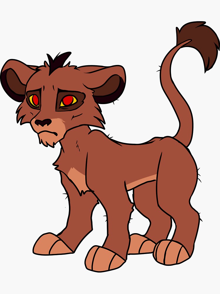 "TLK Cub - Nuka" Sticker for Sale by Draikinator | Redbubble