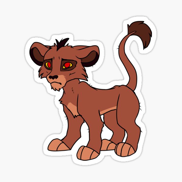 "TLK Cub - Nuka" Sticker for Sale by Draikinator | Redbubble