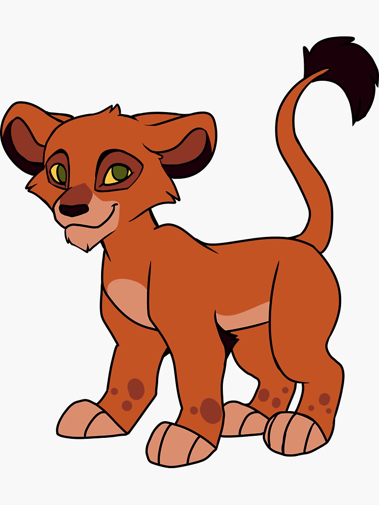 "TLK Cub - Scar" Sticker for Sale by Draikinator | Redbubble