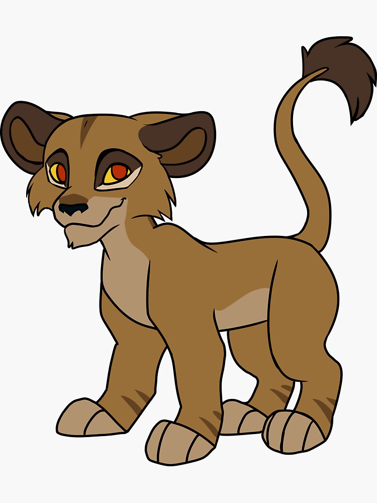 "TLK Cub - Zira" Sticker by Draikinator | Redbubble