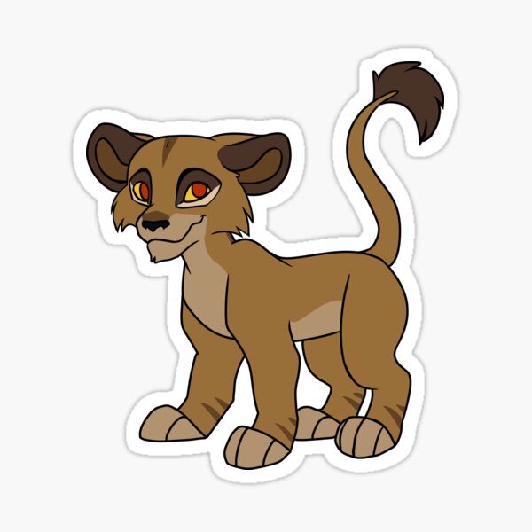 "TLK Cub - Zira" Sticker by Draikinator | Redbubble