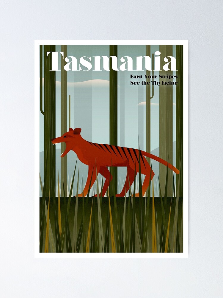 "TASMANIA; Vintage Travel and Tourism Advertising Print" Poster for ...