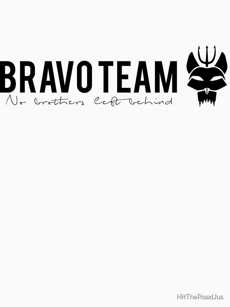 "Bravo Team - Black logo" Essential T-Shirt by HitTheRoadJus | Redbubble