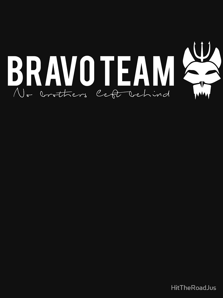 "Bravo Team - white logo" Baseball ¾ Sleeve T-Shirt by HitTheRoadJus ...