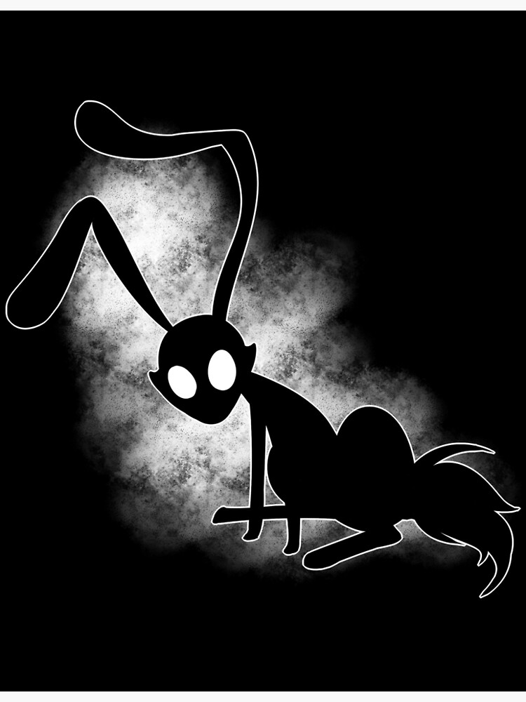 "Spooky Rabbit" Poster for Sale by Draikinator | Redbubble
