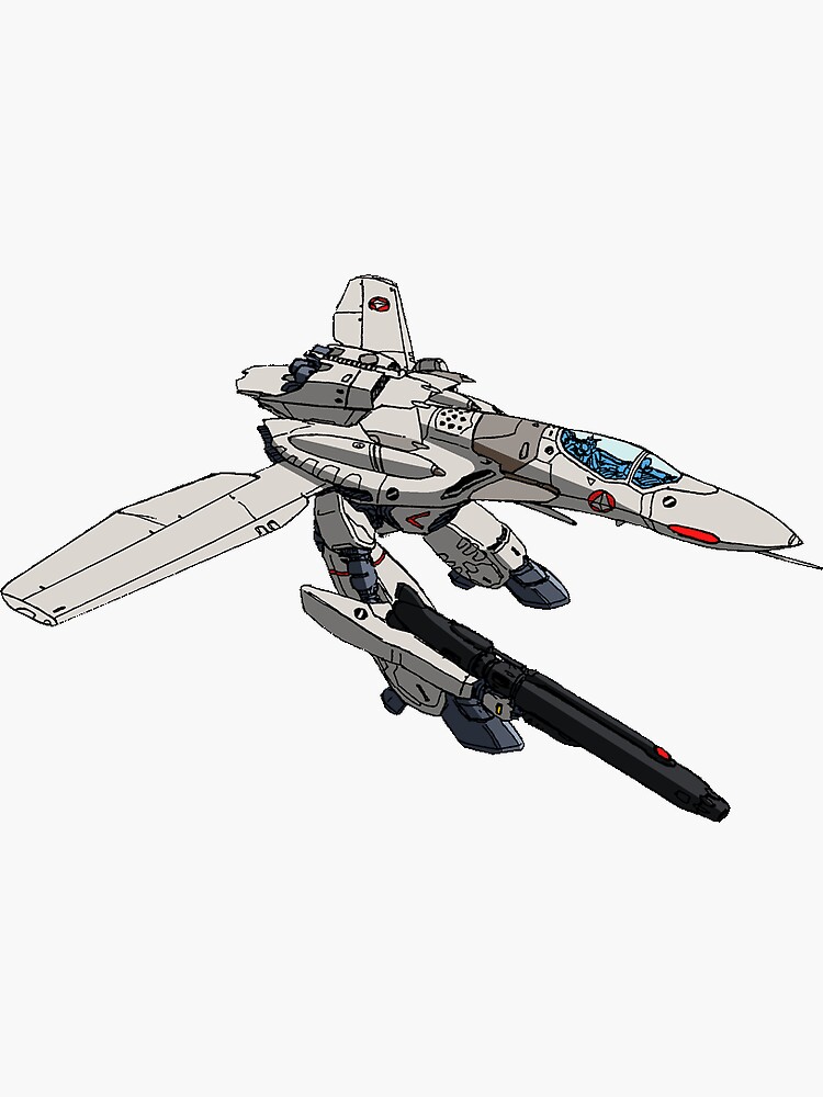 "Robotech Macross Gerwalk Valkyrie" Sticker by vivieno | Redbubble