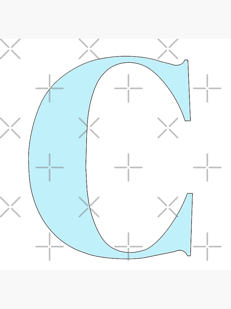 Lámina fotográfica «La letra C (azul pastel)» de drawingbystephx ...