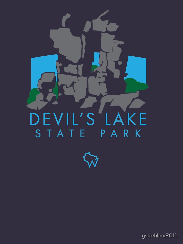 "Devil's Lake State Park Baraboo County Wisconsin" T-shirt for Sale by ...