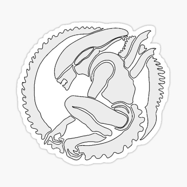 "Alien Xenomorph" Sticker for Sale by Grossberger | Redbubble