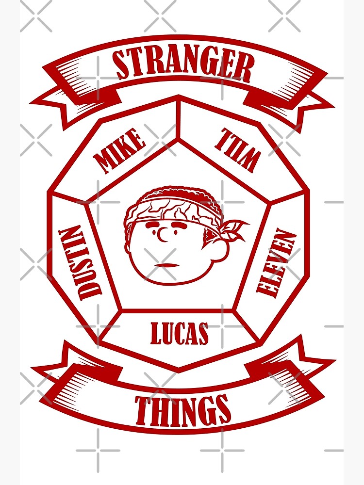 Lámina fotográfica «STRANGER THINGS 3: LUCAS PEANUTS (WHITE VERSION ...