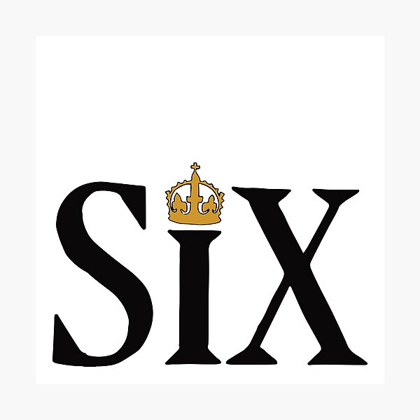 "SIX the Musical: Hand drawn logo" Photographic Print by broadway ...