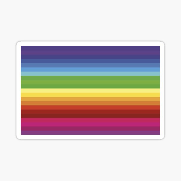 "Full Rainbow Spectrum" Sticker for Sale by ScottyWalters | Redbubble