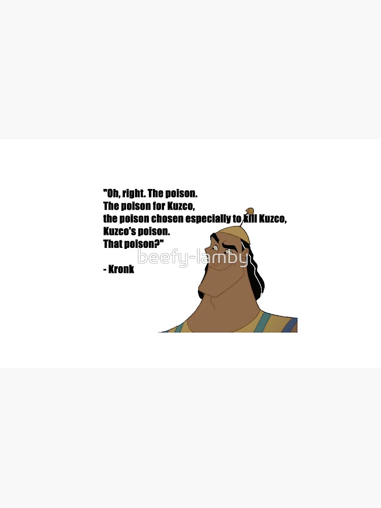 Kronk Emperors New Groove Quotes