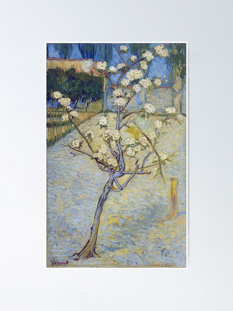 "Vincent Van Gogh - Small pear tree in blossom" Poster by vakashop ...