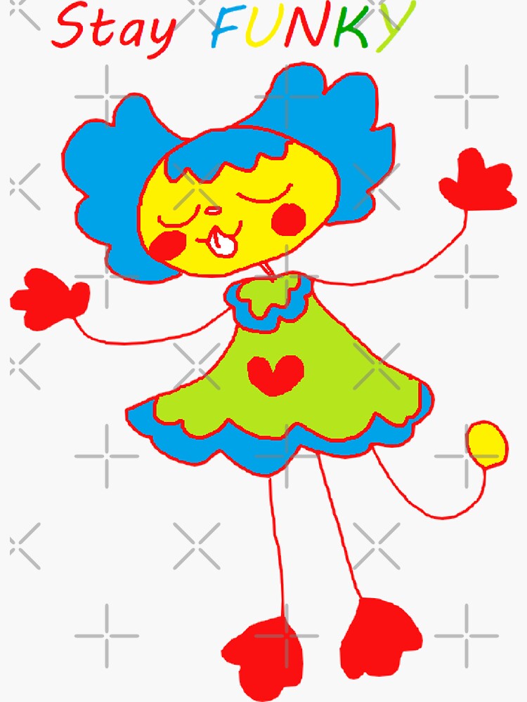 "Stay Funky" Sticker for Sale by Fr0ggee | Redbubble