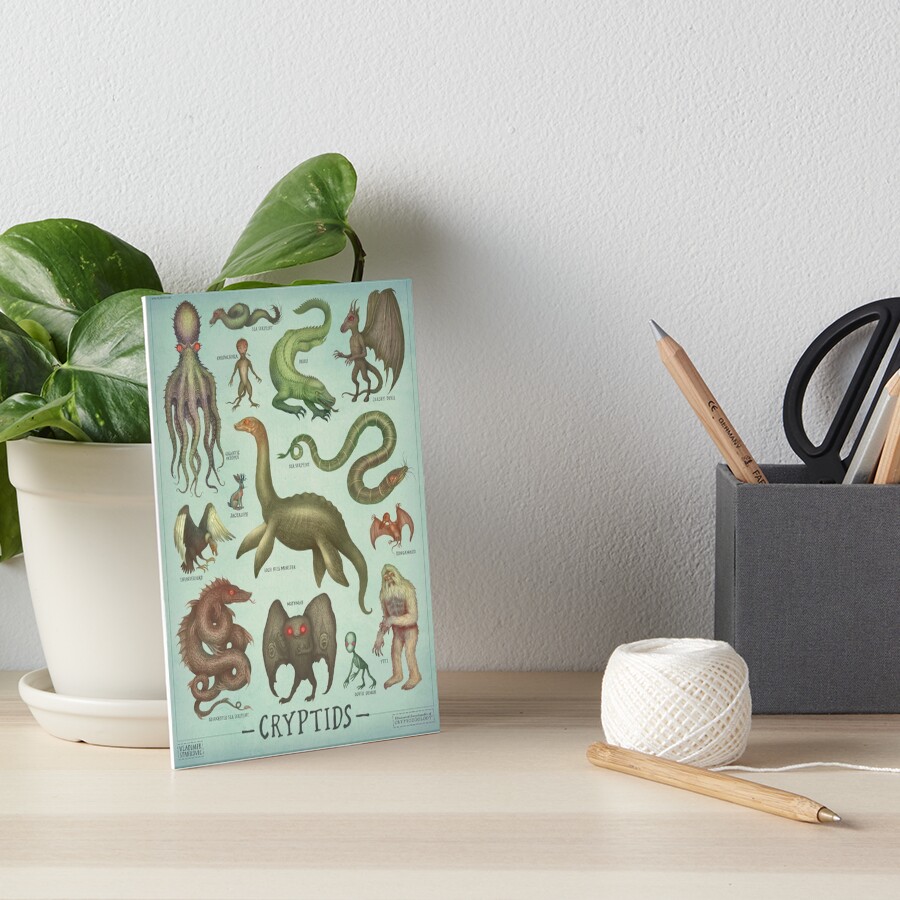 "Cryptids - Cryptozoology species" Poster for Sale by vladimirsart | Redbubble