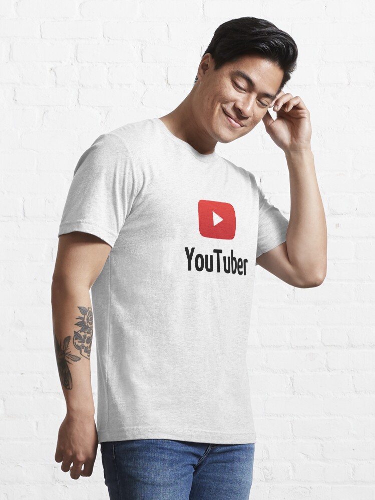 "Youtuber Large Logo" T-shirt by 42AndAHalf | Redbubble