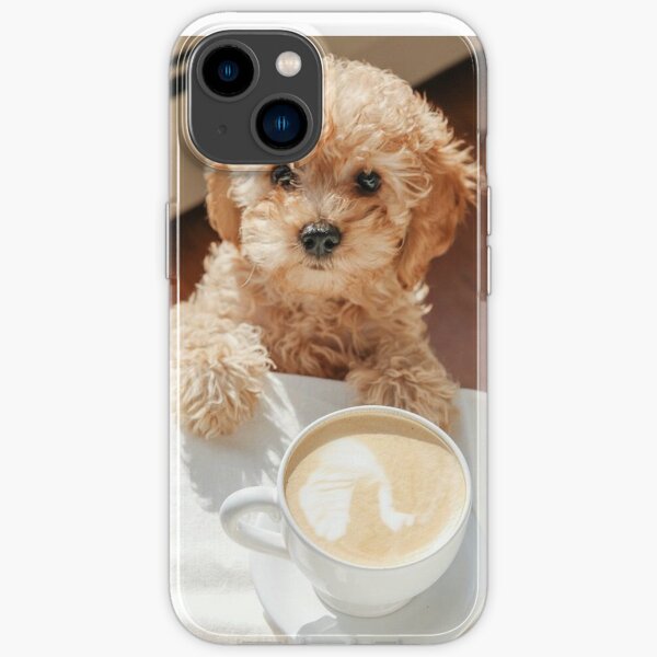 "Cute Dog "cockapoo" Coffee Design" iPhone Case for Sale by AboutAbove ...